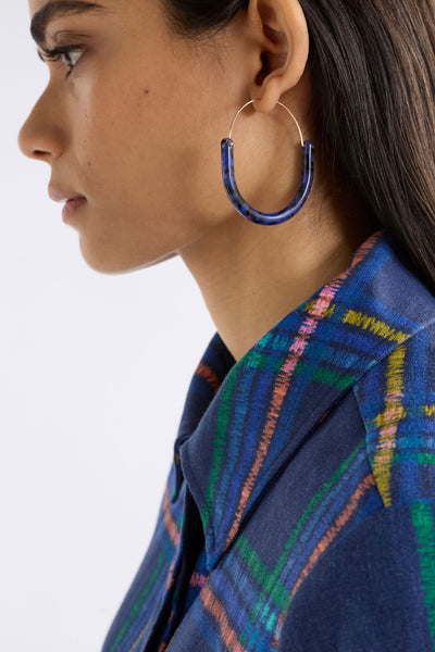 Elk Aki Hoop Earring - Collage | I Dream a Highway